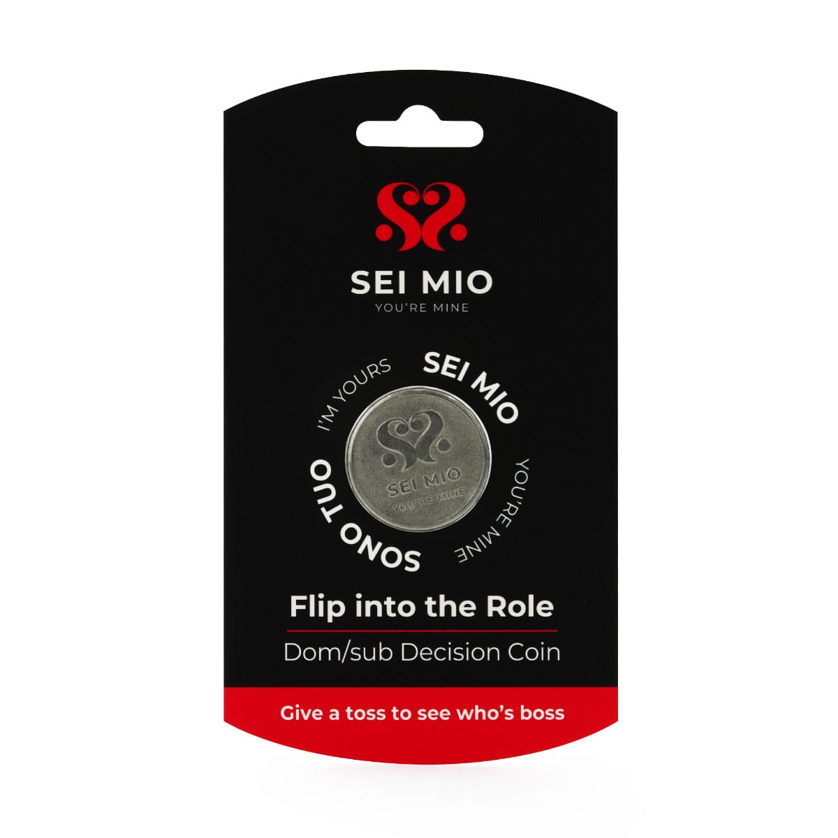 SEI MIO Sono Tuo Stainless Steel Coin | Playful Power Play