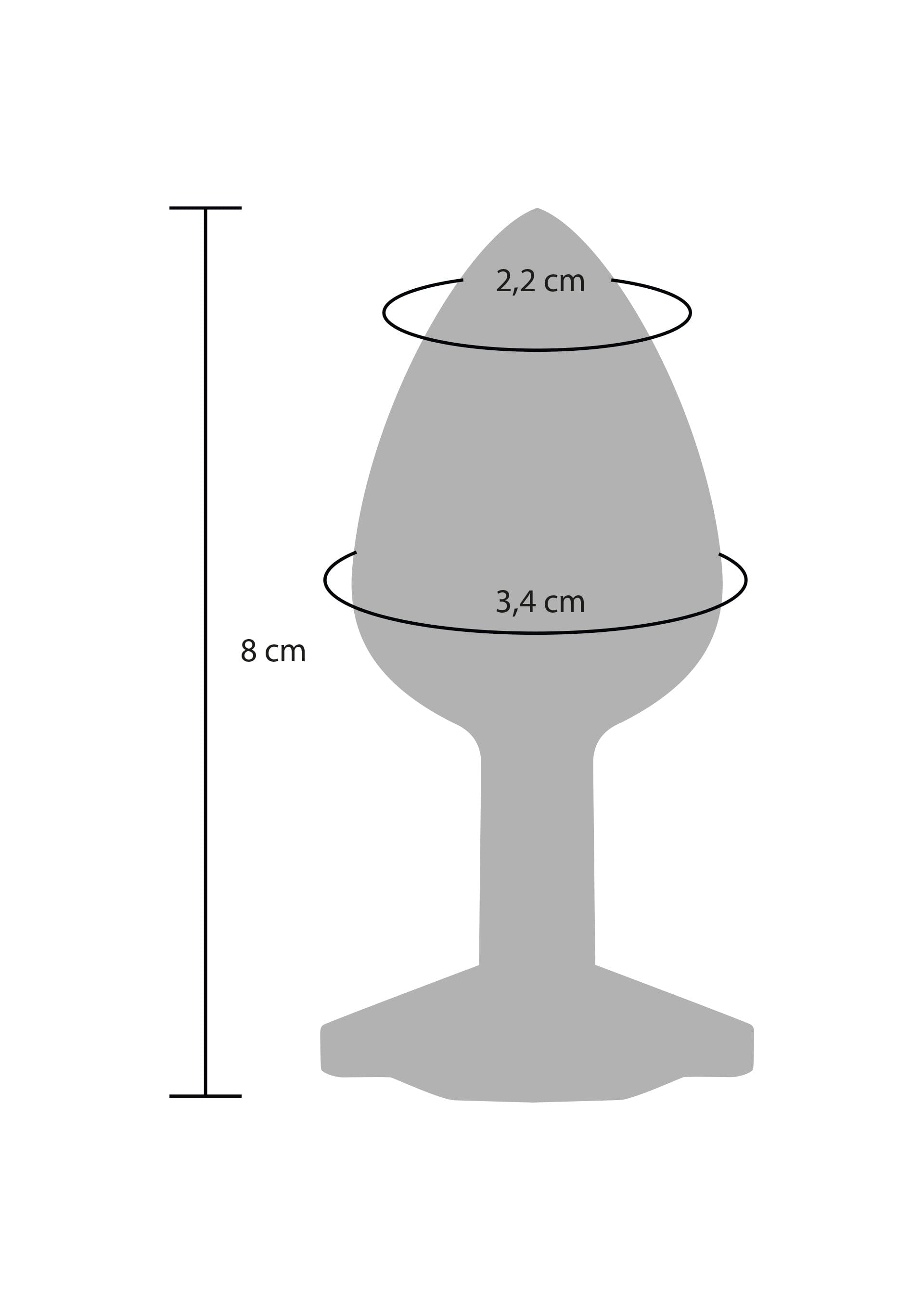 Metal Jewelled Butt Plug | Butt Plugs | Your Pleasure Toys
